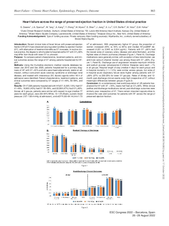 (PDF) Heart failure across the range of preserved ejection fraction in ...