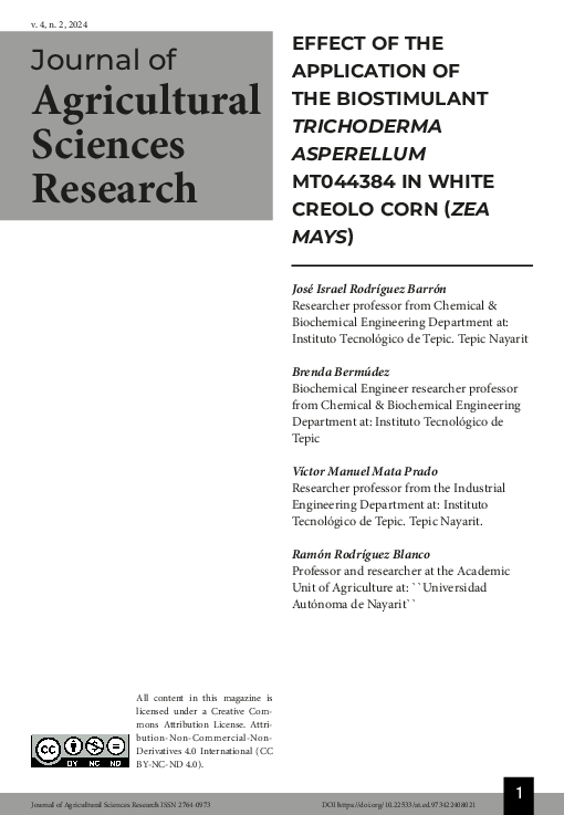 (PDF) EFFECT OF THE APPLICATION OF THE BIOSTIMULANT TRICHODERMA ASPERELLUM MT044384 IN WHITE ...