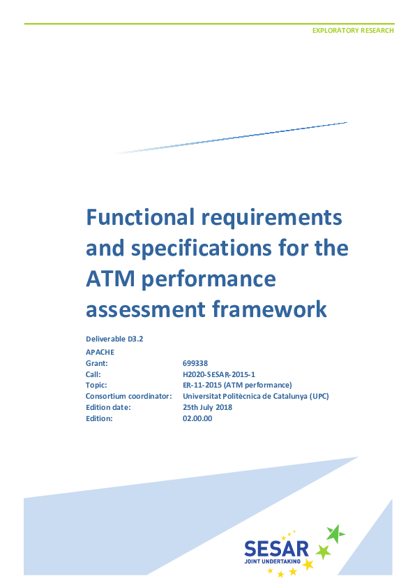 (PDF) APACHE: Framework for Evaluating European ATM Performance