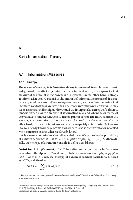 (PDF) Basic Information Theory
