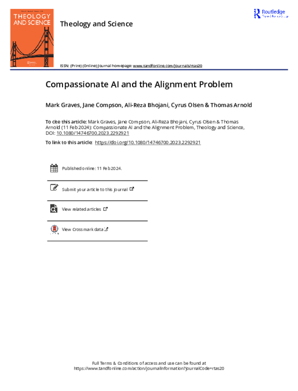 (PDF) Compassionate AI and the Alignment Problem