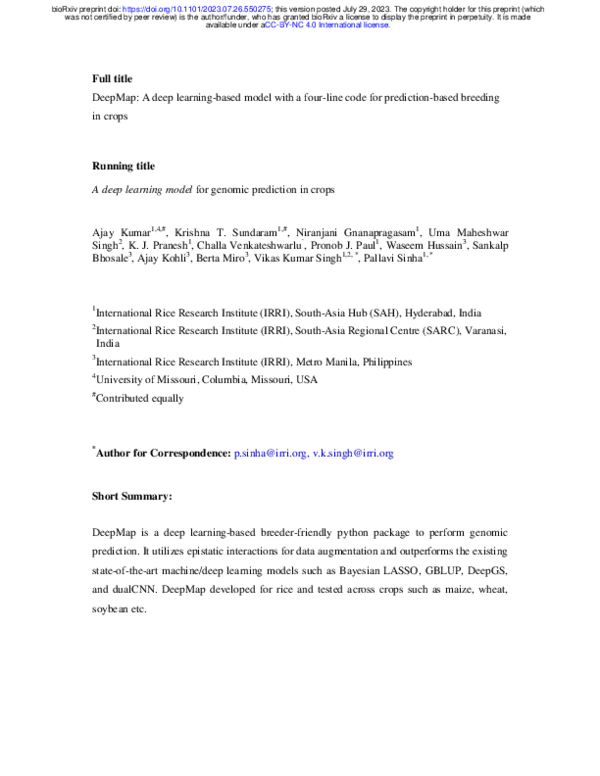 (PDF) DeepMap: A deep learning-based model with a four-line code for ...