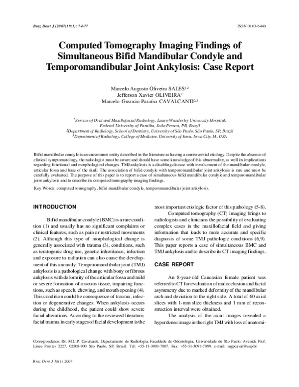 (PDF) Computed tomography imaging findings of simultaneous bifid ...