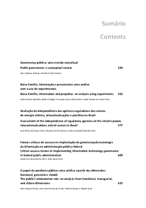 (PDF) Sumário/Contents