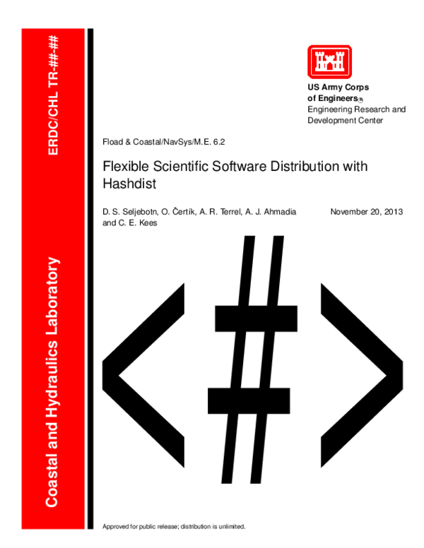 (PDF) Flexible Scientific Software Distribution with Hashdist | Andy ...