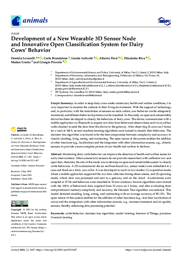 (PDF) Development of a New Wearable 3D Sensor Node and Innovative Open ...