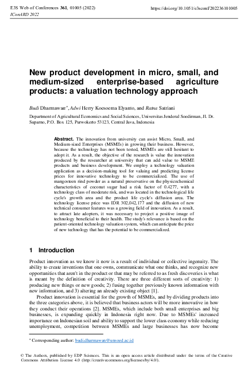 (PDF) New product development in micro, small, and medium-sized ...