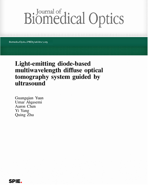 (PDF) Light-emitting diode-based multiwavelength diffuse optical ...