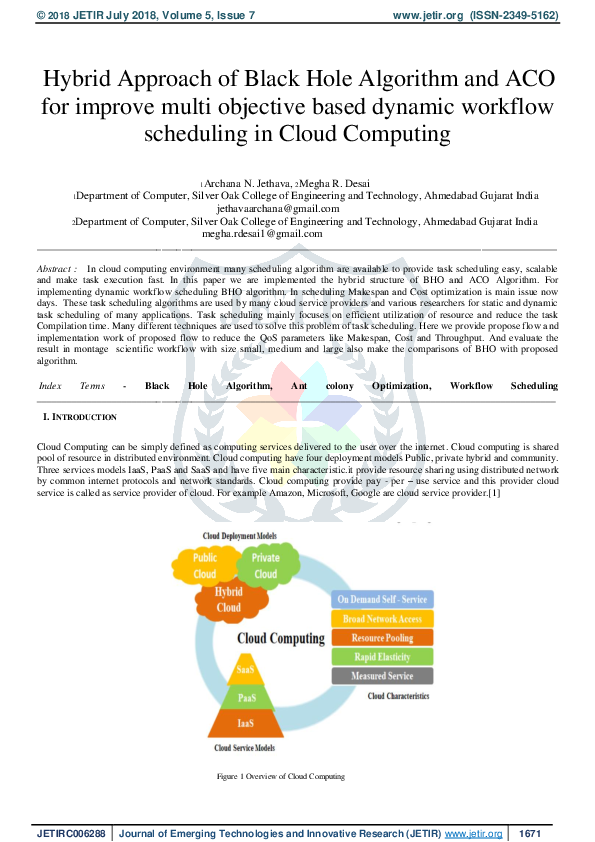 (PDF) Hybrid Approach of Black Hole Algorithm and ACO for improve multi objective based dynamic ...