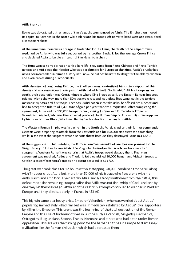 (PDF) Attila the Hun