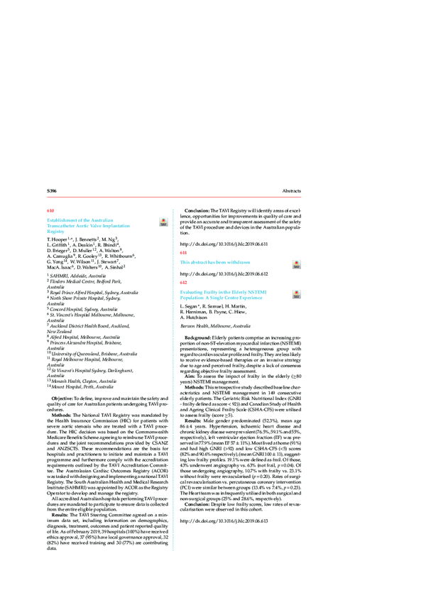 (PDF) Establishment of the Australian Transcatheter Aortic Valve ...