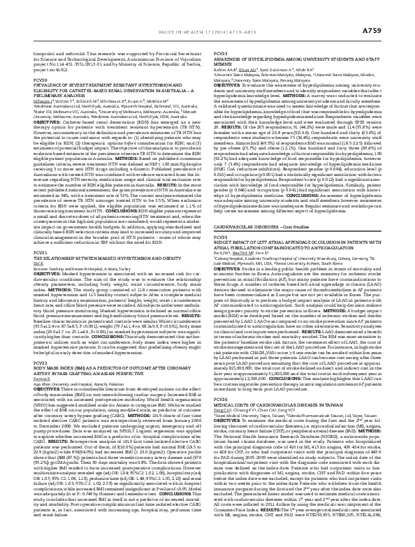 (PDF) Prevalence of Severe Treatment Resistant Hypertension and ...