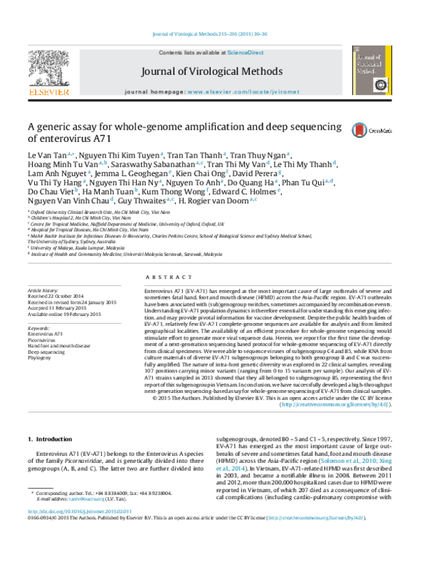 (PDF) A generic assay for whole-genome amplification and deep ...