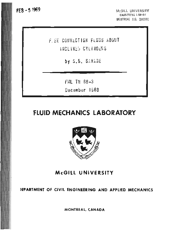 (PDF) Free convection flows about inclined cylinders