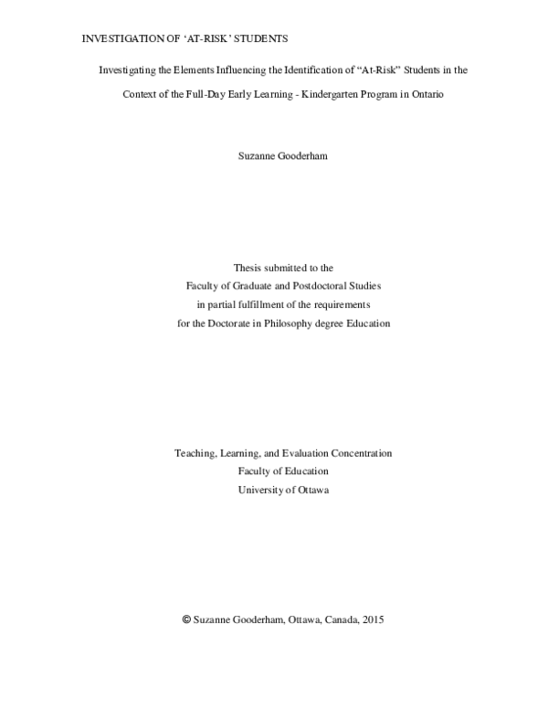 (PDF) Investigating the Elements Influencing the Identification of “At ...
