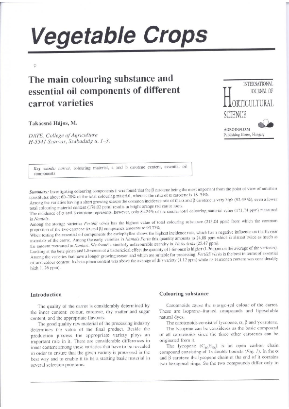 (PDF) The main colouring substance and essential oil components of ...