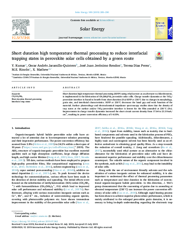 (PDF) Short duration high temperature thermal processing to reduce ...