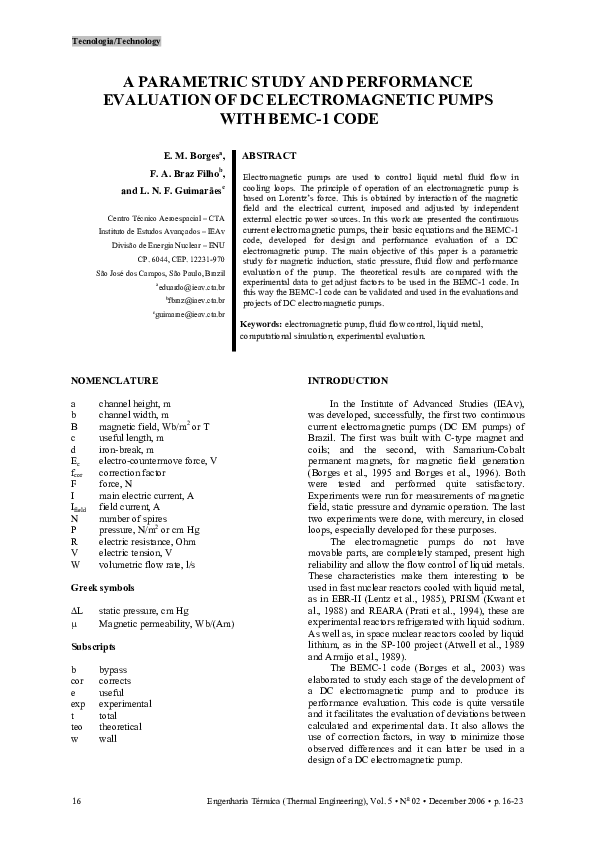 (PDF) A Parametric Study and Performance Evaluation of DC ...