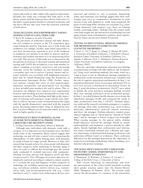 (PDF) The Aging Men’s Masculinity Ideologies Inventory (Ammii): Dimensionality and Measurement ...