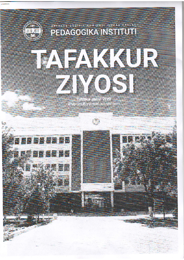 (PDF) Tafakkur Ziyosi