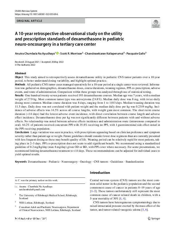 (PDF) A 10-year retrospective observational study on the utility and ...