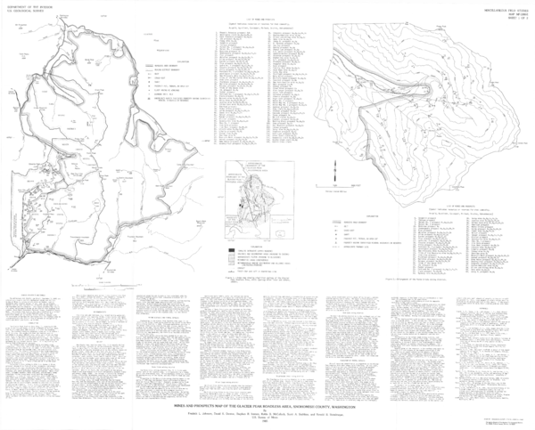 (PDF) Mines and prospects map of the Glacier Peak Roadless Area ...