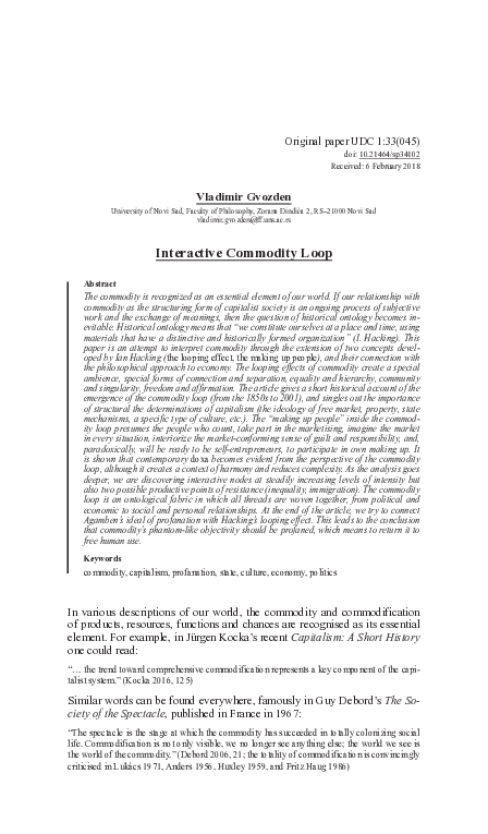 (PDF) Interaktivna robna petlja | Vladimir Gvozden - Academia.edu