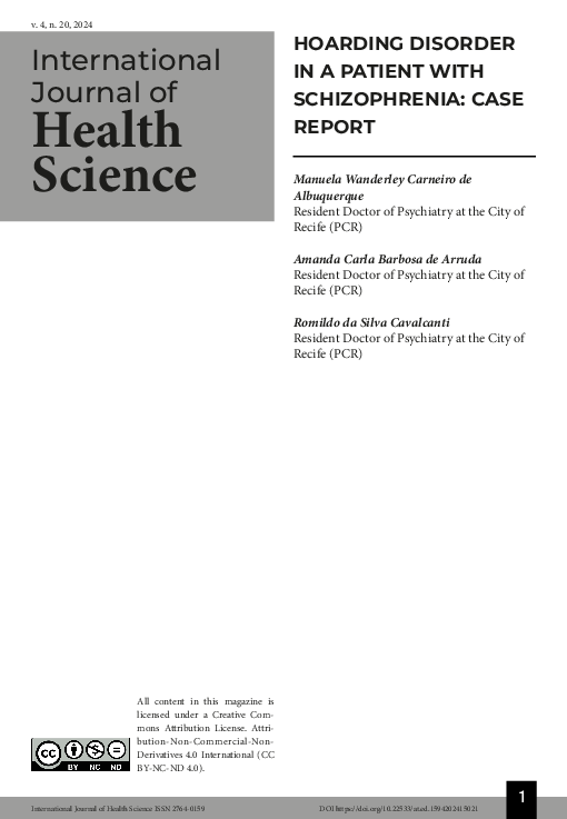 (PDF) Hoarding Disorder in a patient with Schizophrenia: case report (Atena Editora)