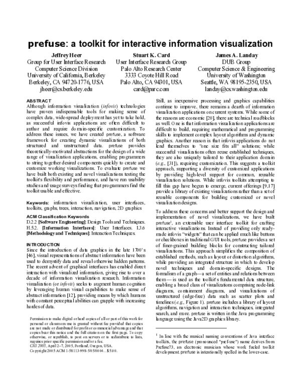 (PDF) Prefuse