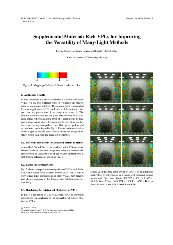 (PDF) Rich-VPLs for Improving the Versatility of Many-Light Methods