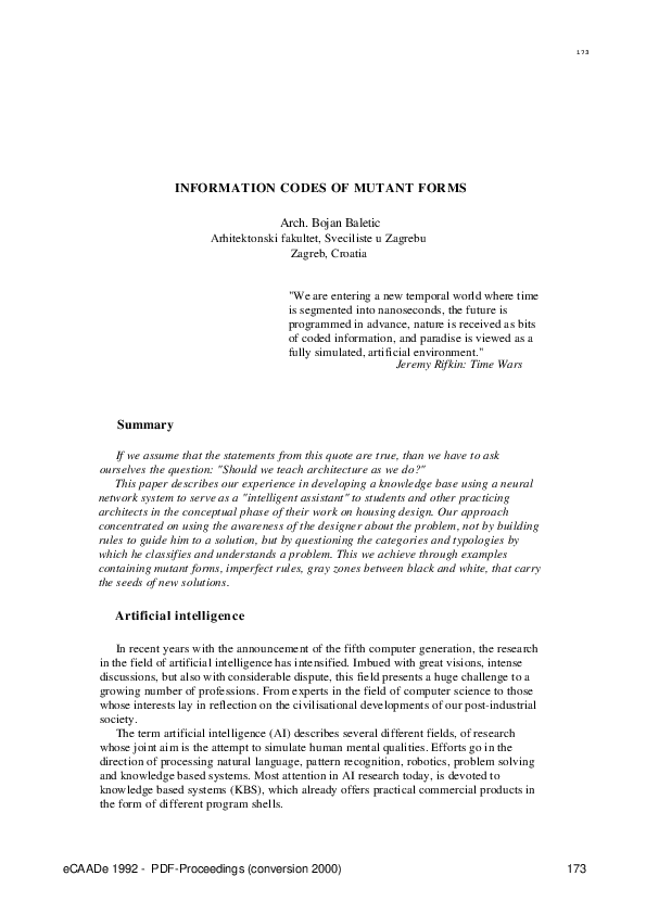 (PDF) Information Codes of Mutant Forms