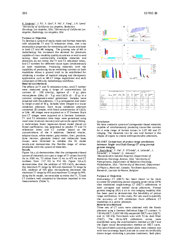 (PDF) OC-0187 Comparison of proton range predictions between Single- and Dual-Energy CT using ...