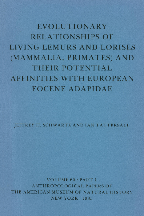 (PDF) Evolutionary relationships of living lemurs and lorises (Mammalia ...