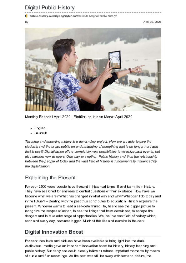 (PDF) Digital Public History