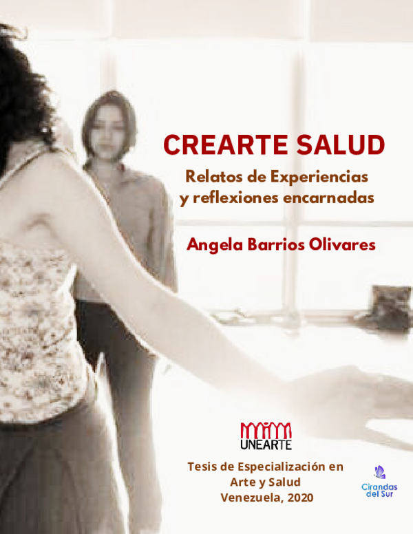 (PDF) TESIS ESPECIALISTA ARTE Y SALUD ANGELA BARRIOS VERSIÓN CANVA
