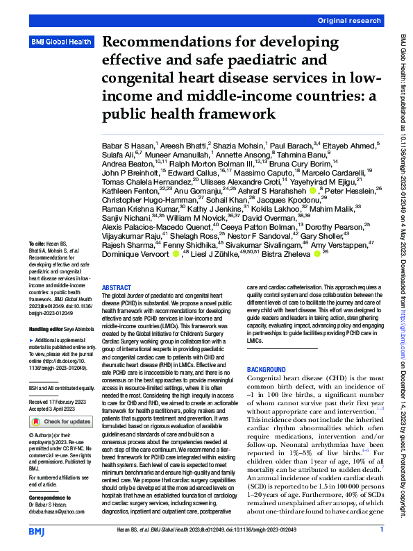 (PDF) Recommendations for developing effective and safe paediatric and ...