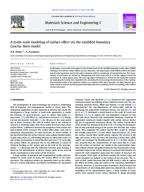 (PDF) A multi-scale modeling of surface effect via the modified ...