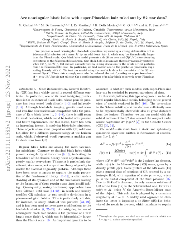 (PDF) Are nonsingular black holes with super-Planckian hair ruled out ...