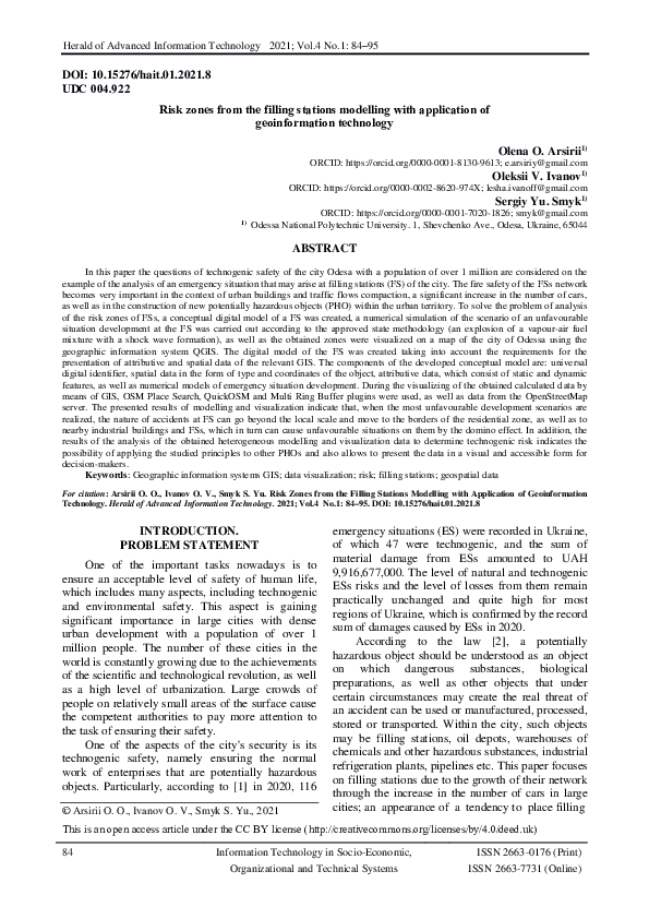 (PDF) Risk zones from the filling stations modelling with application ...