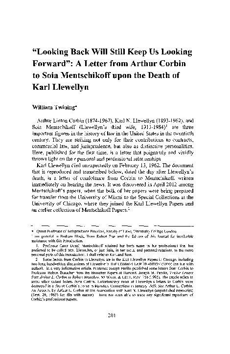 (PDF) Looking Back Will Still Keep Us Looking Forward": A Letter from ...