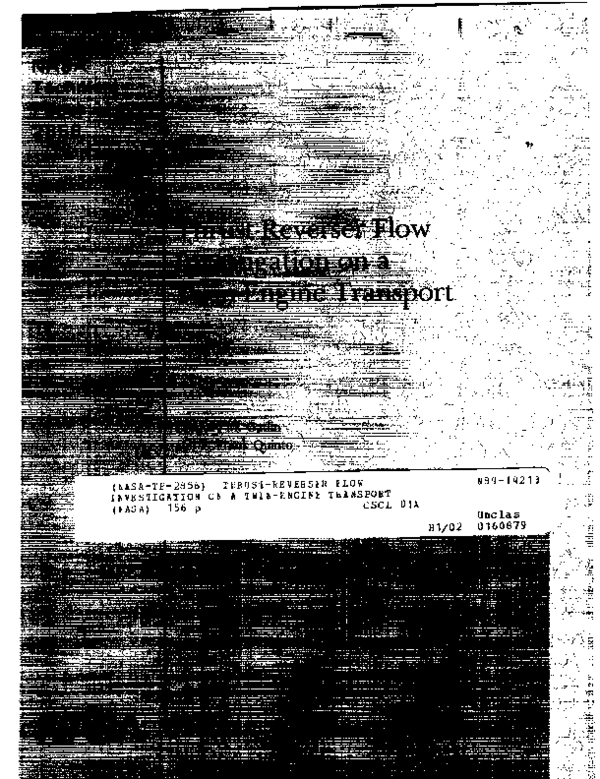(PDF) Thrust-reverser flow investigation on a twin-engine transport