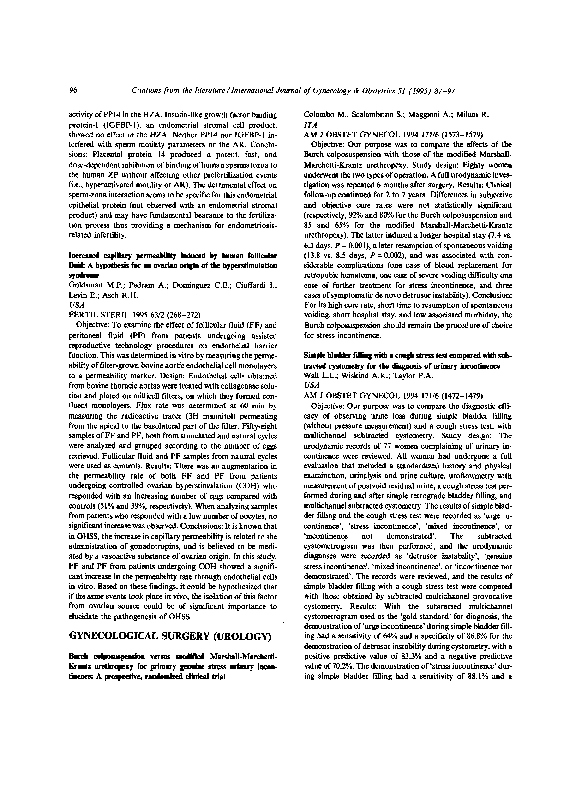 (PDF) Simple bladder filling with a cough stress test compared with ...