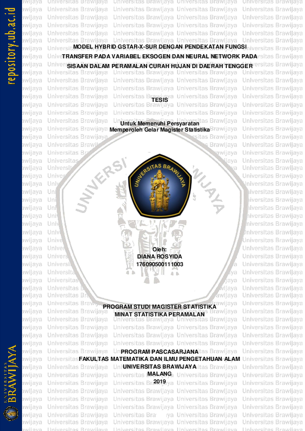 (PDF) Model Hybrid GSTAR-X-SUR dengan Pendekatan Fungsi Transfer pada ...