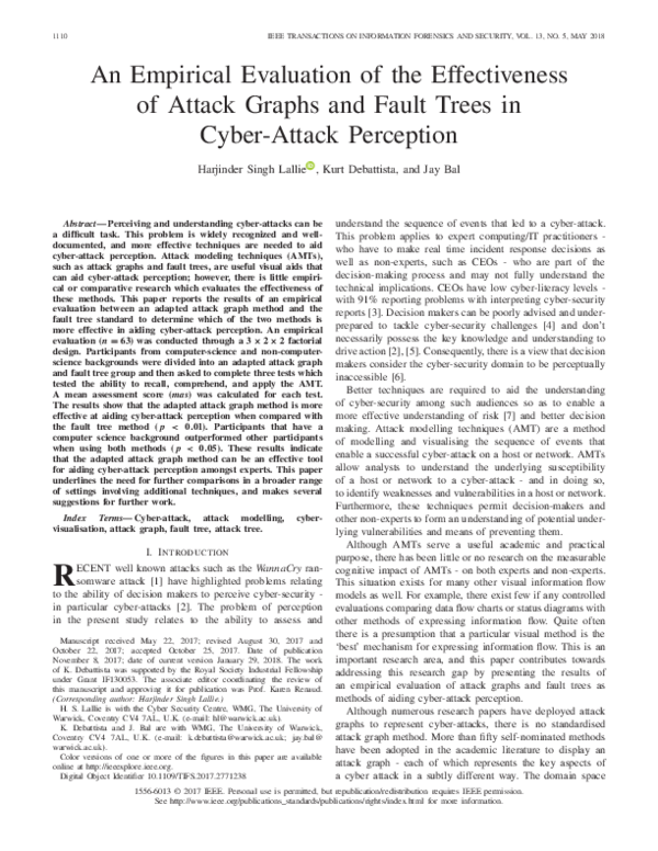 (PDF) An empirical evaluation of the effectiveness of attack graphs and MITRE ATT&CK matrices in ...