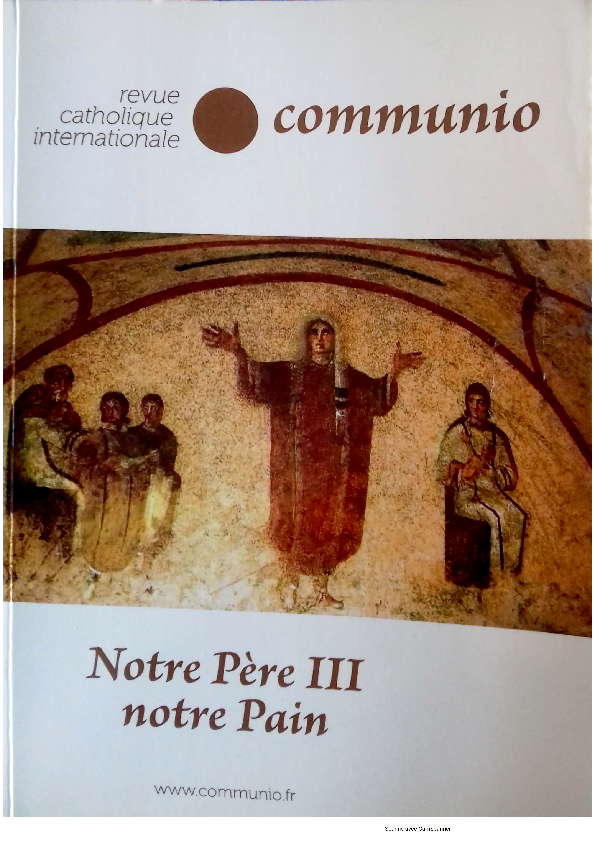 (PDF) « Evagre le Pontique, Brève explication du Notre Père » (avec ...