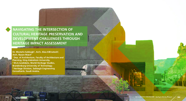 (PDF) Heritage Impact Assessment in Development Balance