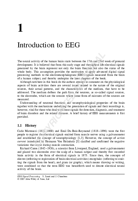 (PDF) Introduction to EEG