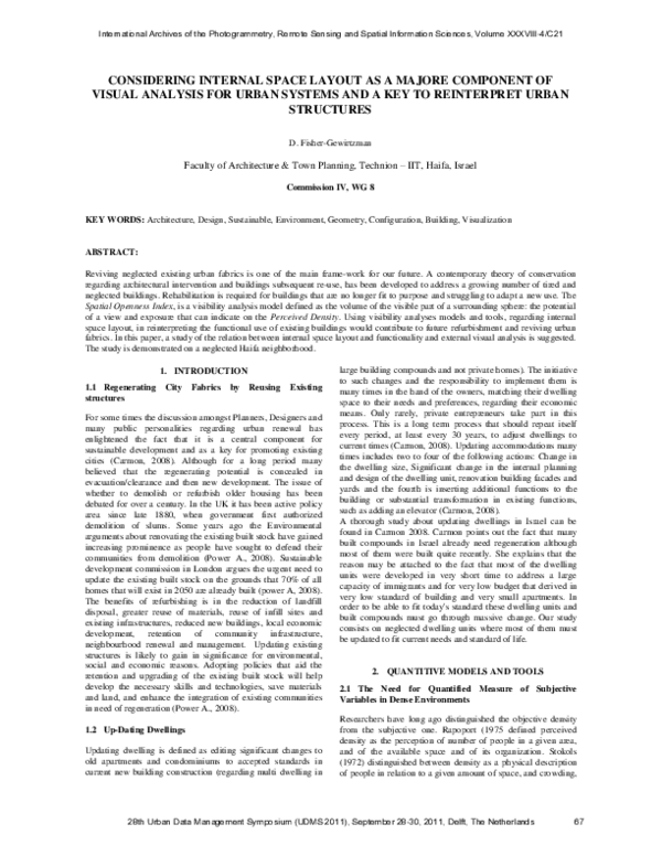 (PDF) Considering Internal Space Layout as a Majore Component of Visual ...