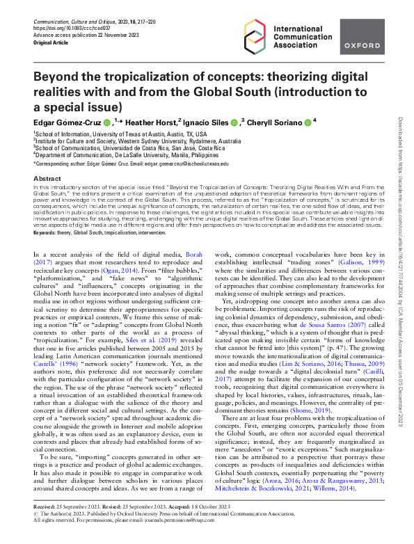 (PDF) Beyond the tropicalization of concepts: theorizing digital ...