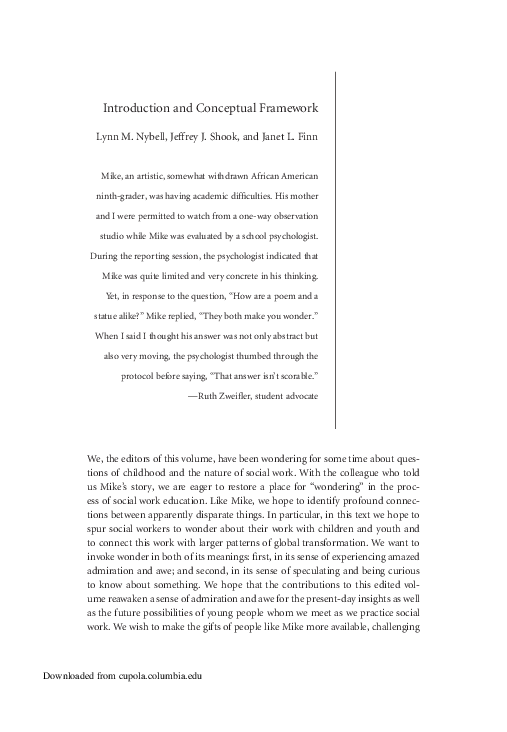 (PDF) Introduction and Conceptual Framework